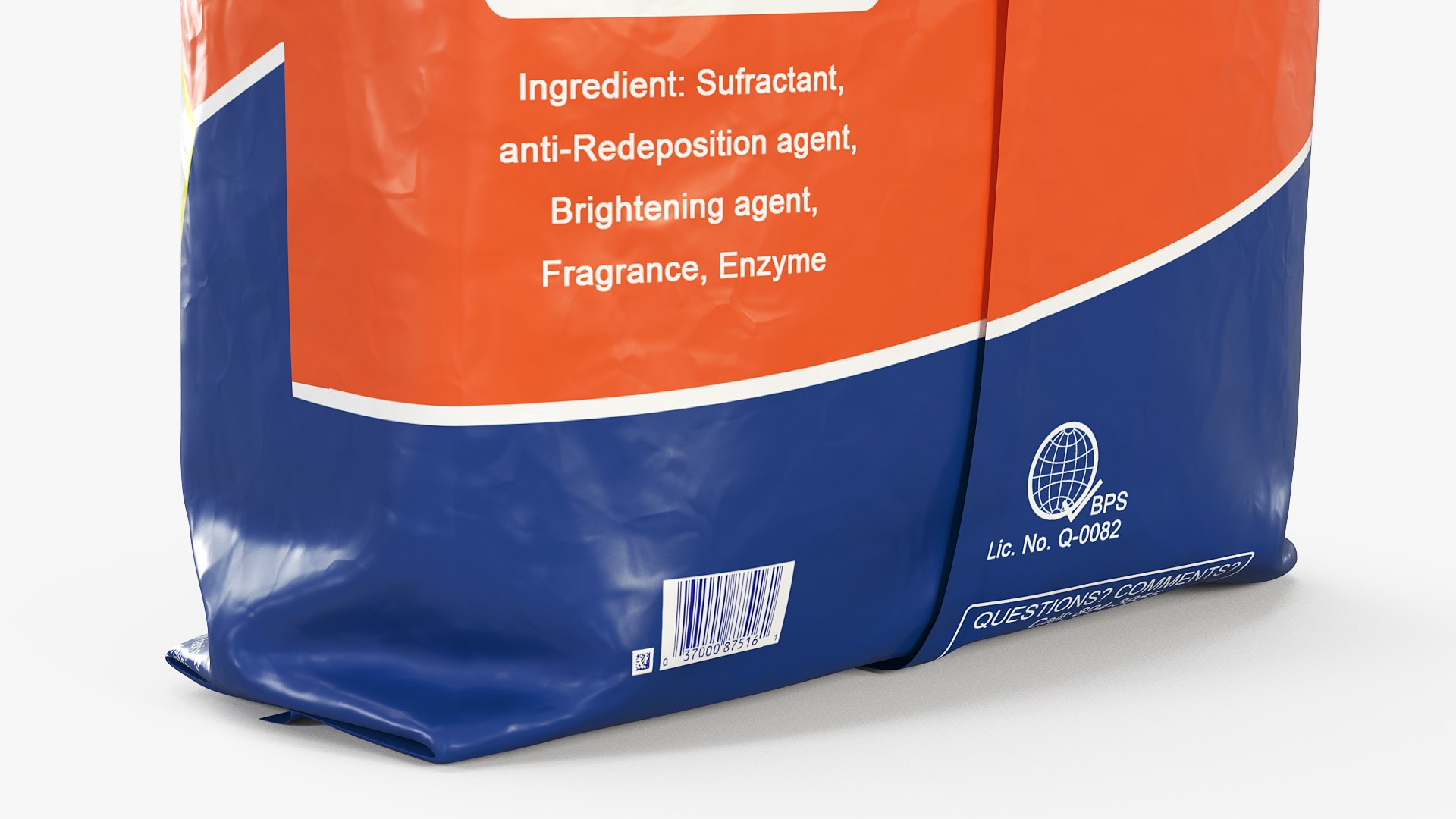 3D Tide Plastic Bag Detergent Powder 10kg - TurboSquid 2409882