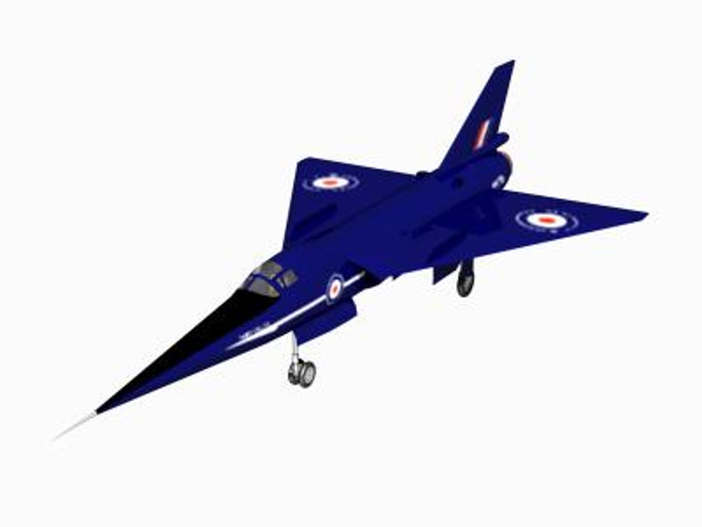 Research Fairey Delta 2 3d Model