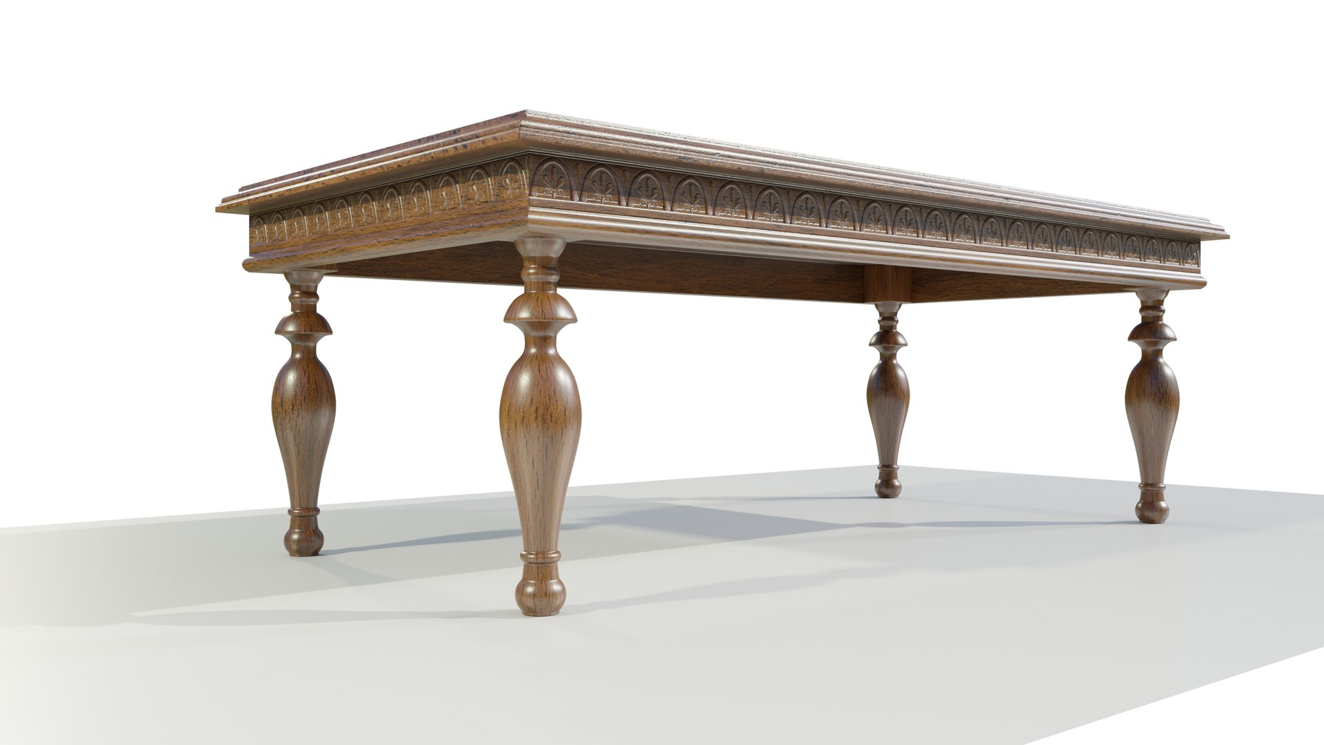 3D Classic Side Table Model - TurboSquid 2035451