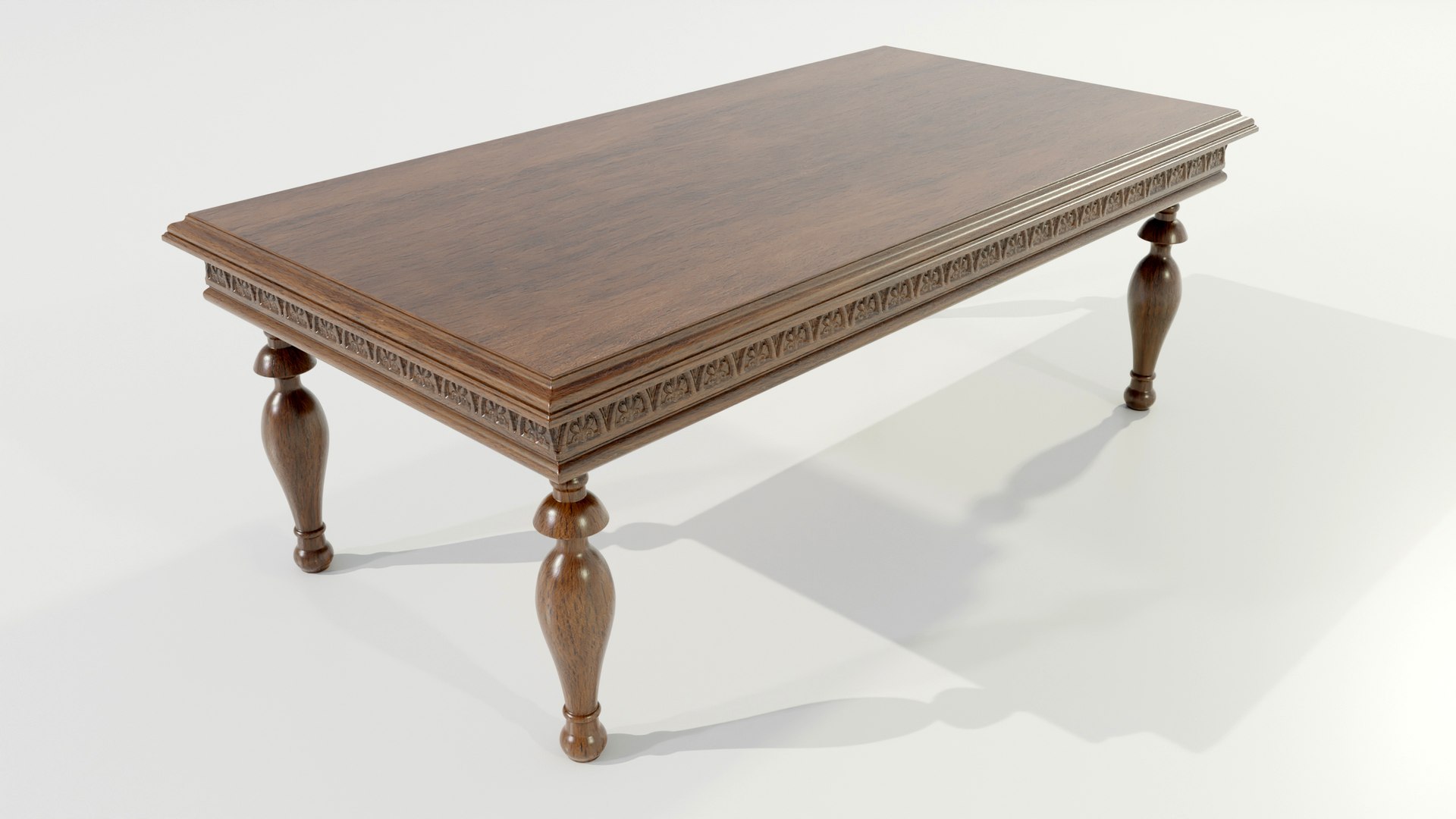 3D Classic Side Table Model - TurboSquid 2035451