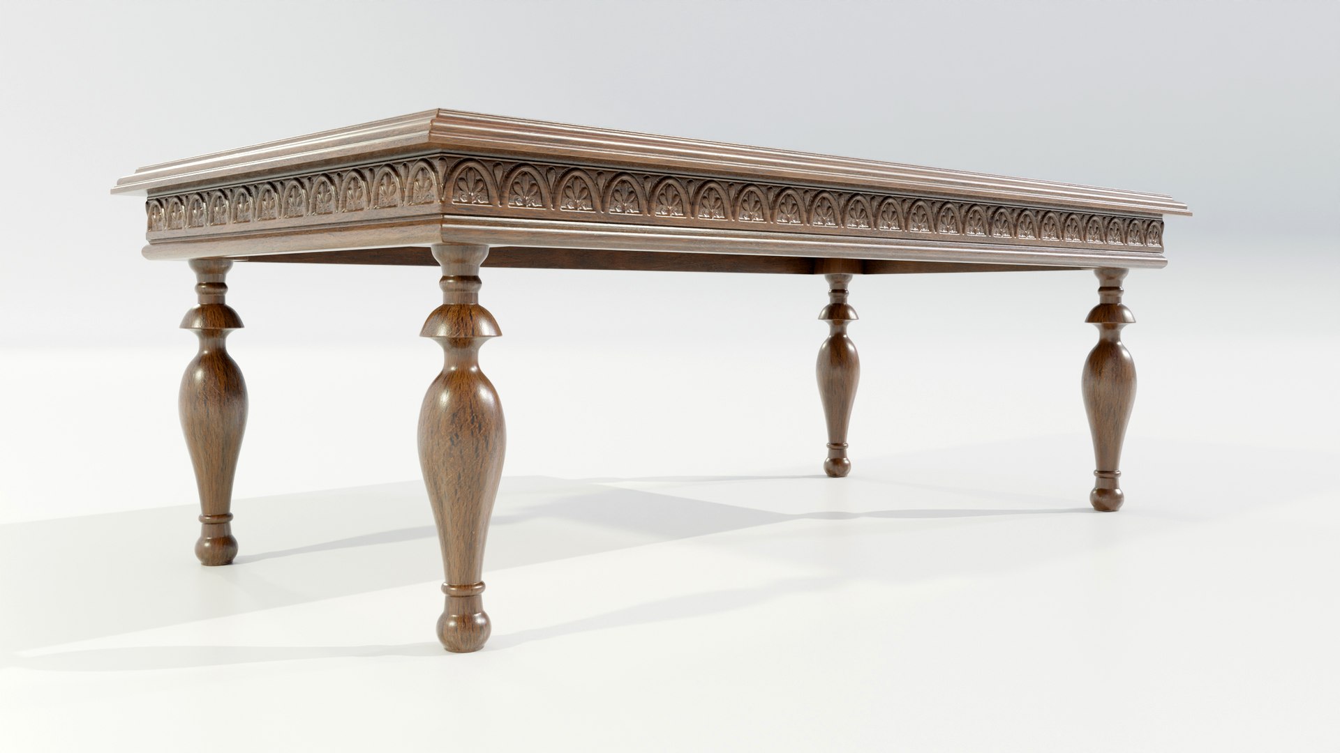 3D Classic Side Table Model - TurboSquid 2035451