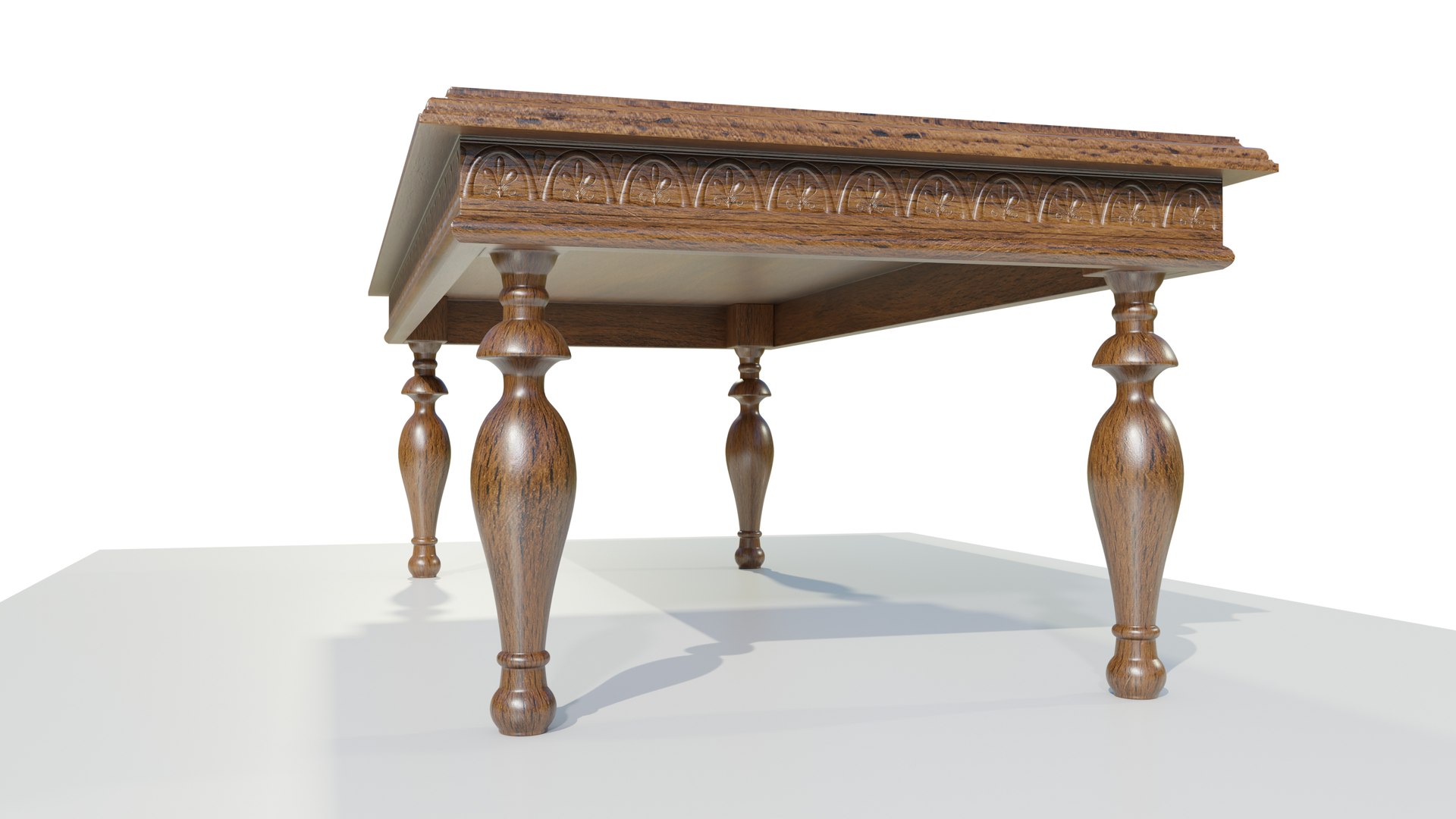 3D Classic Side Table Model - TurboSquid 2035451