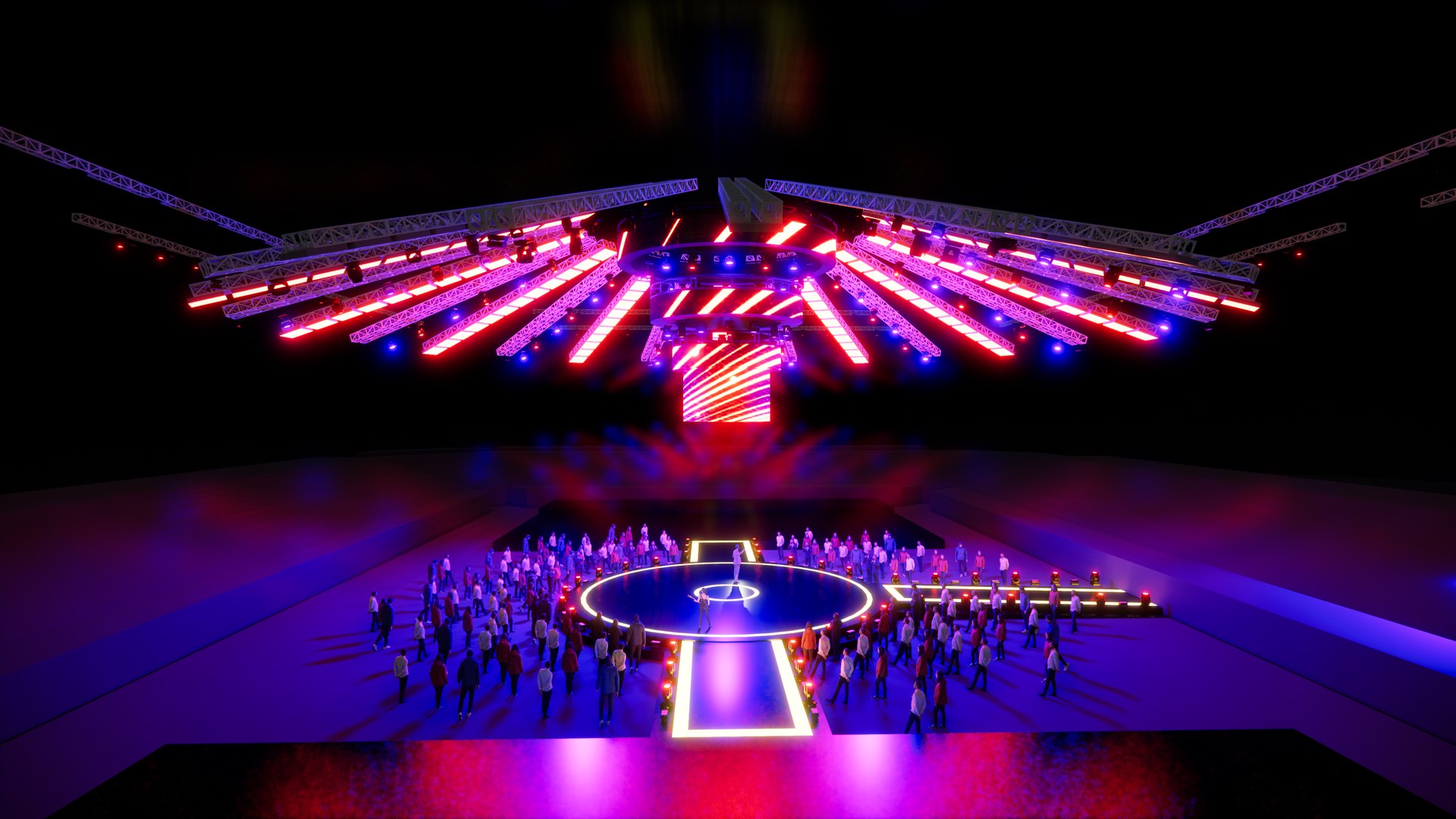 STAGE ROUND EYE CIRCLE DESIGN ALVINSTUDIO 3D - TurboSquid 2105534