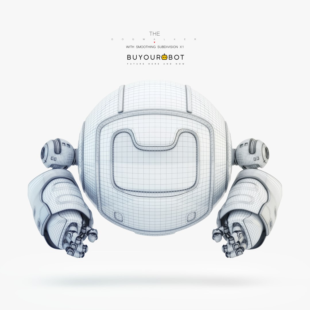 Dog walker xi bot 3D model - TurboSquid 1473629