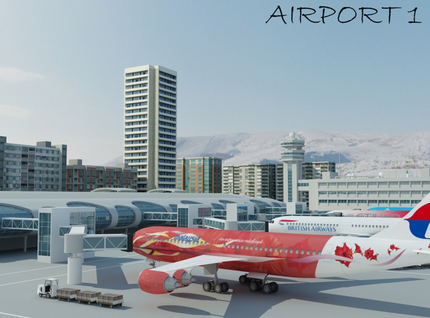 max 2 airports