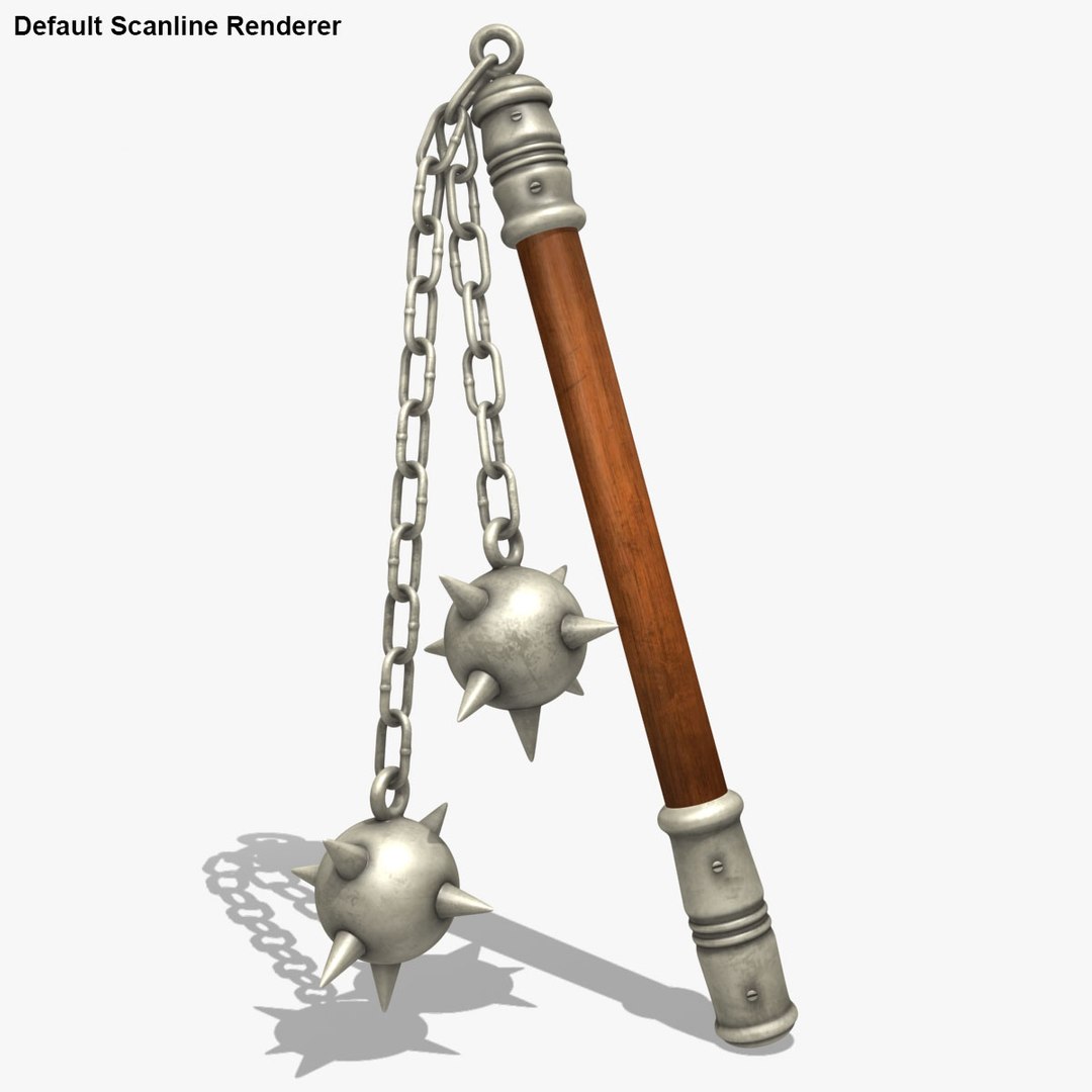 3d flail scanline model