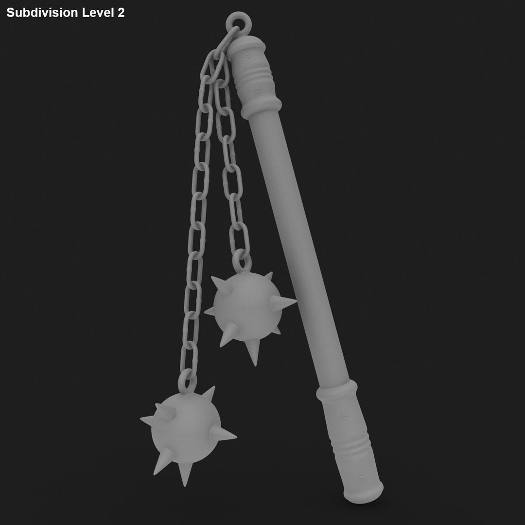 3d flail scanline model