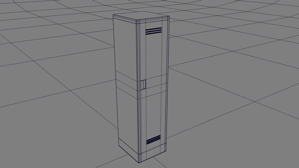 3D Low Poly Locker model - TurboSquid 1768782