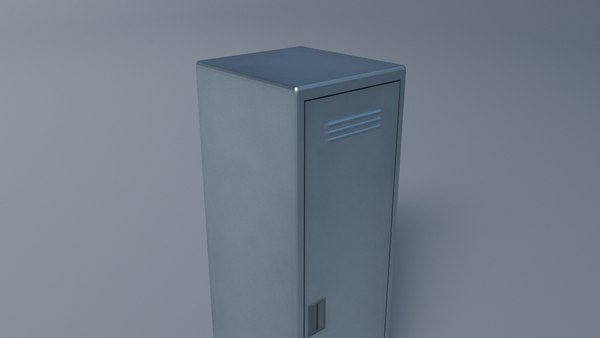 3D Low Poly Locker model - TurboSquid 1768782