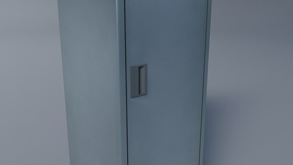 3D Low Poly Locker model - TurboSquid 1768782