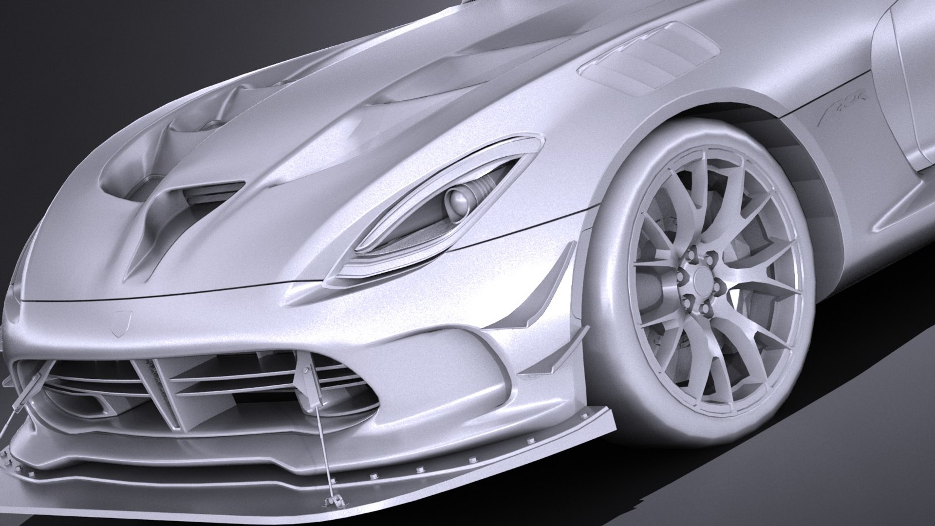 Dodge Viper Acr 3D - TurboSquid 1345374