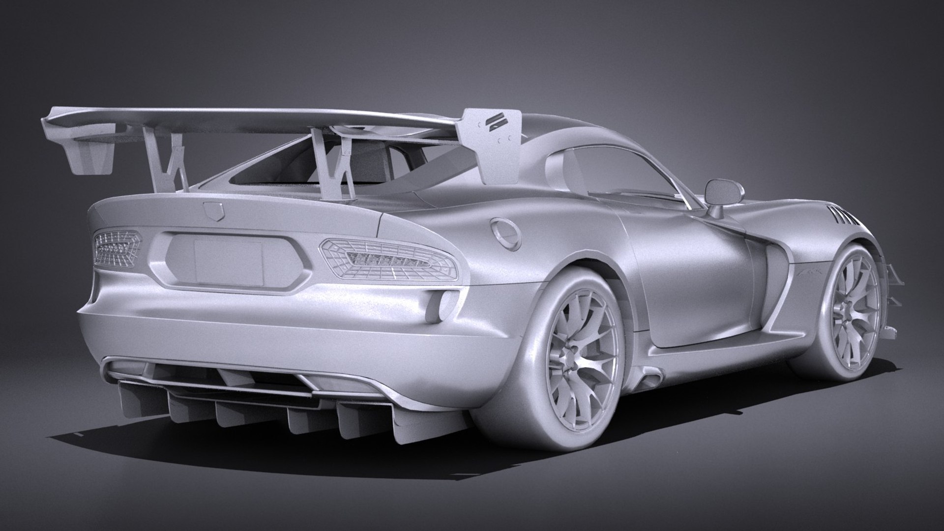 Dodge Viper Acr 3D - TurboSquid 1345374