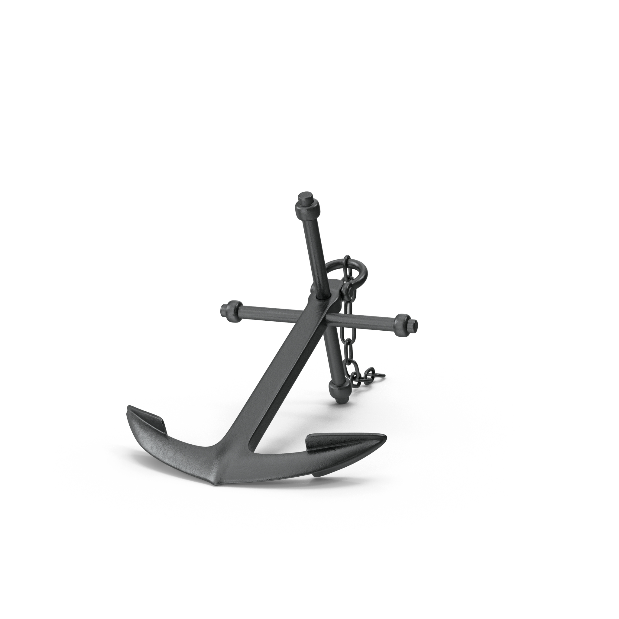 modelo 3d Ancla con cadena - TurboSquid 2220833