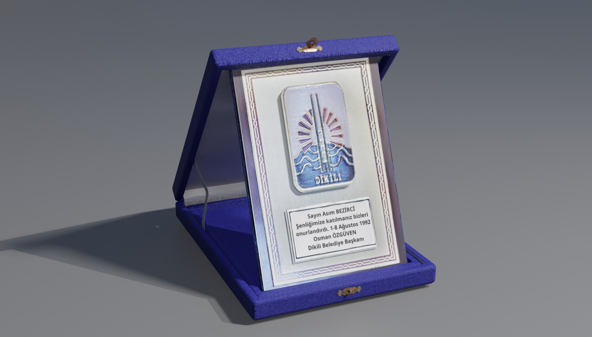 3D Model Award Plaque - TurboSquid 2317349