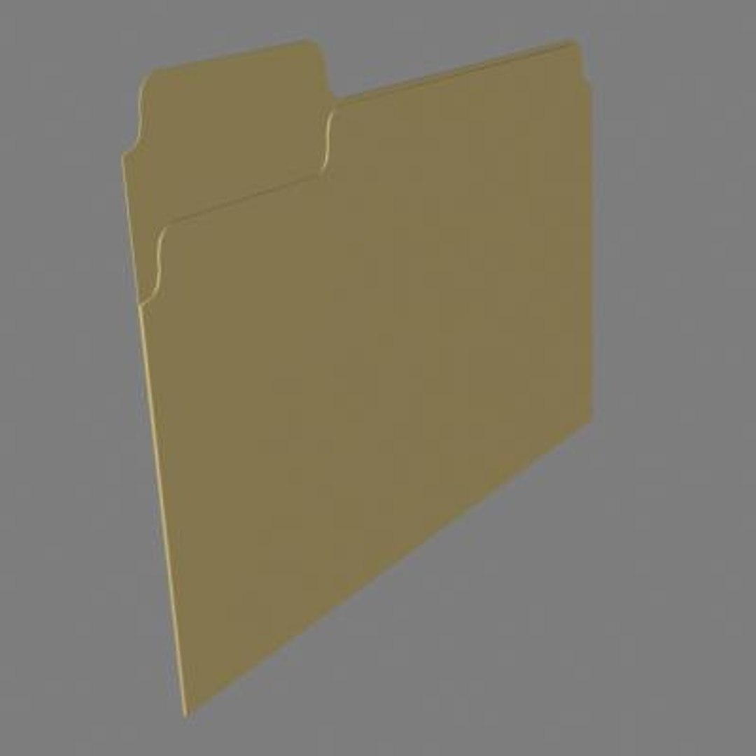 3dsmax Manilla Folder