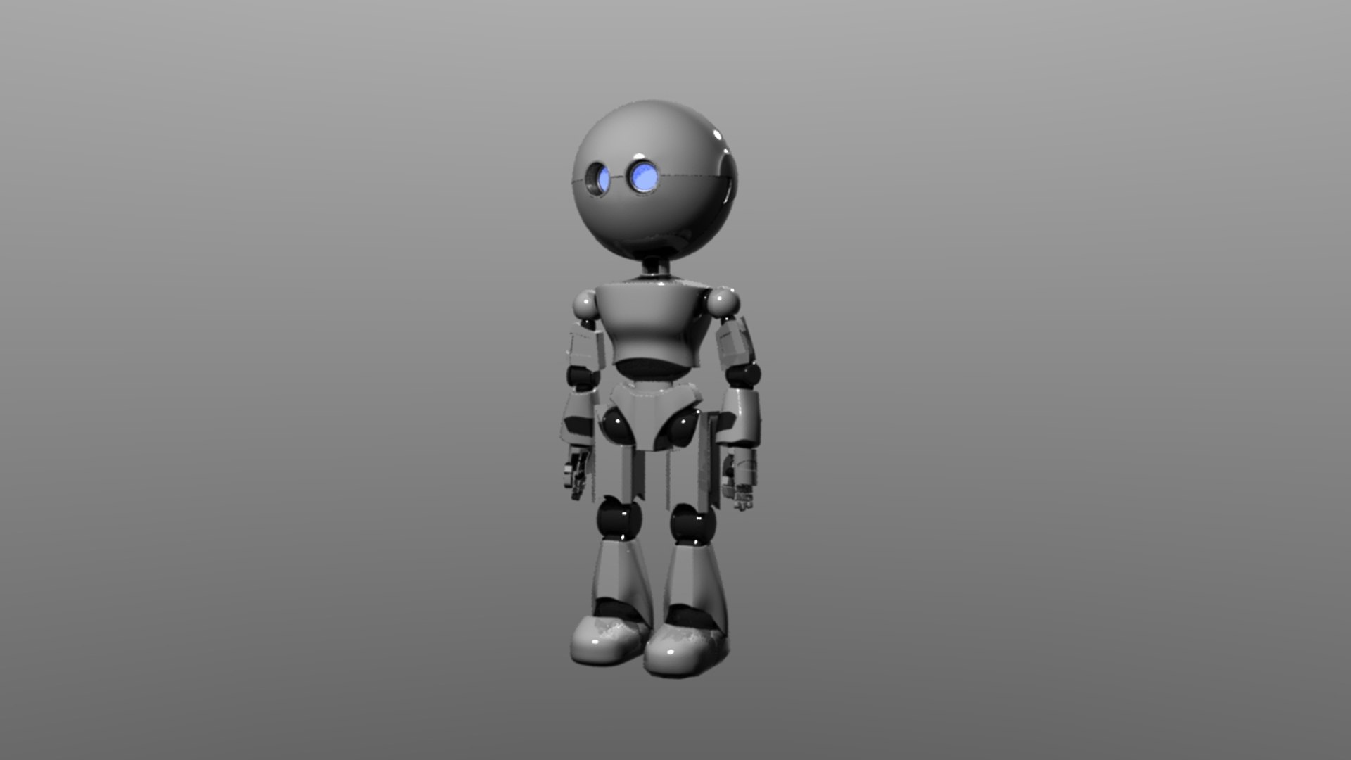 Toy Robot 3d Model