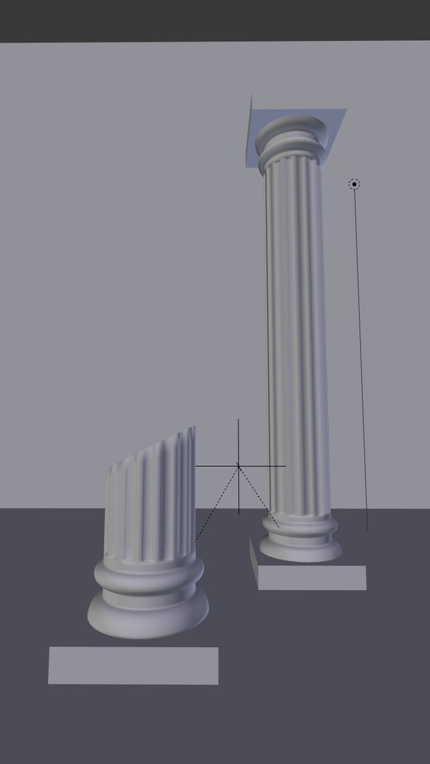 3D Tuscan Columns - TurboSquid 1571470