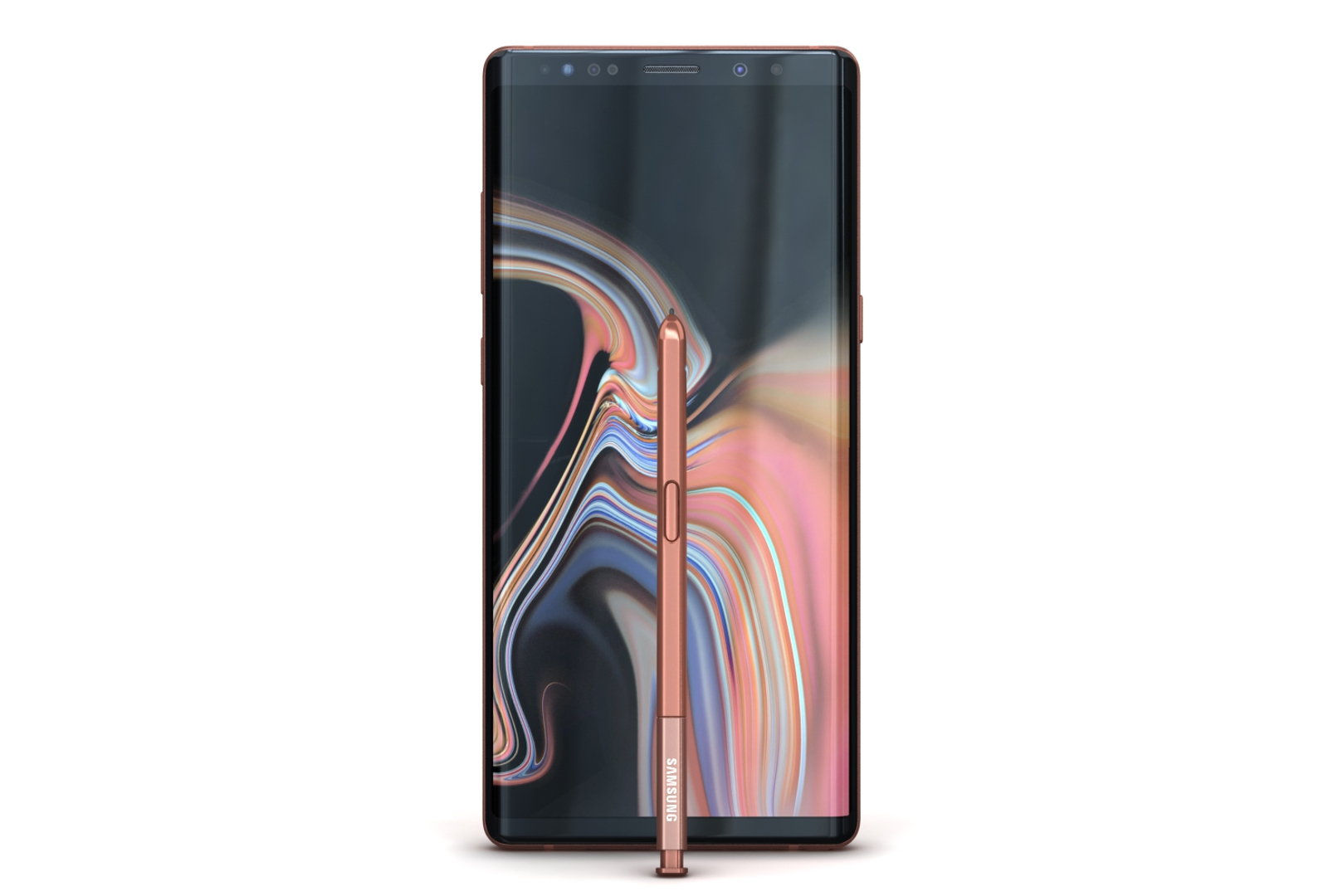 Samsung Galaxy Note9 Brown 3D Model - TurboSquid 1319178