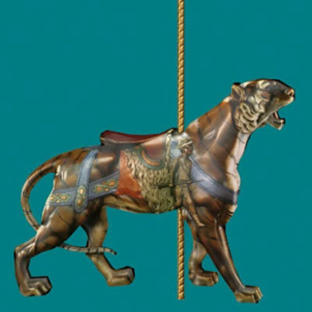 Carousel Camel Horse 3d Model