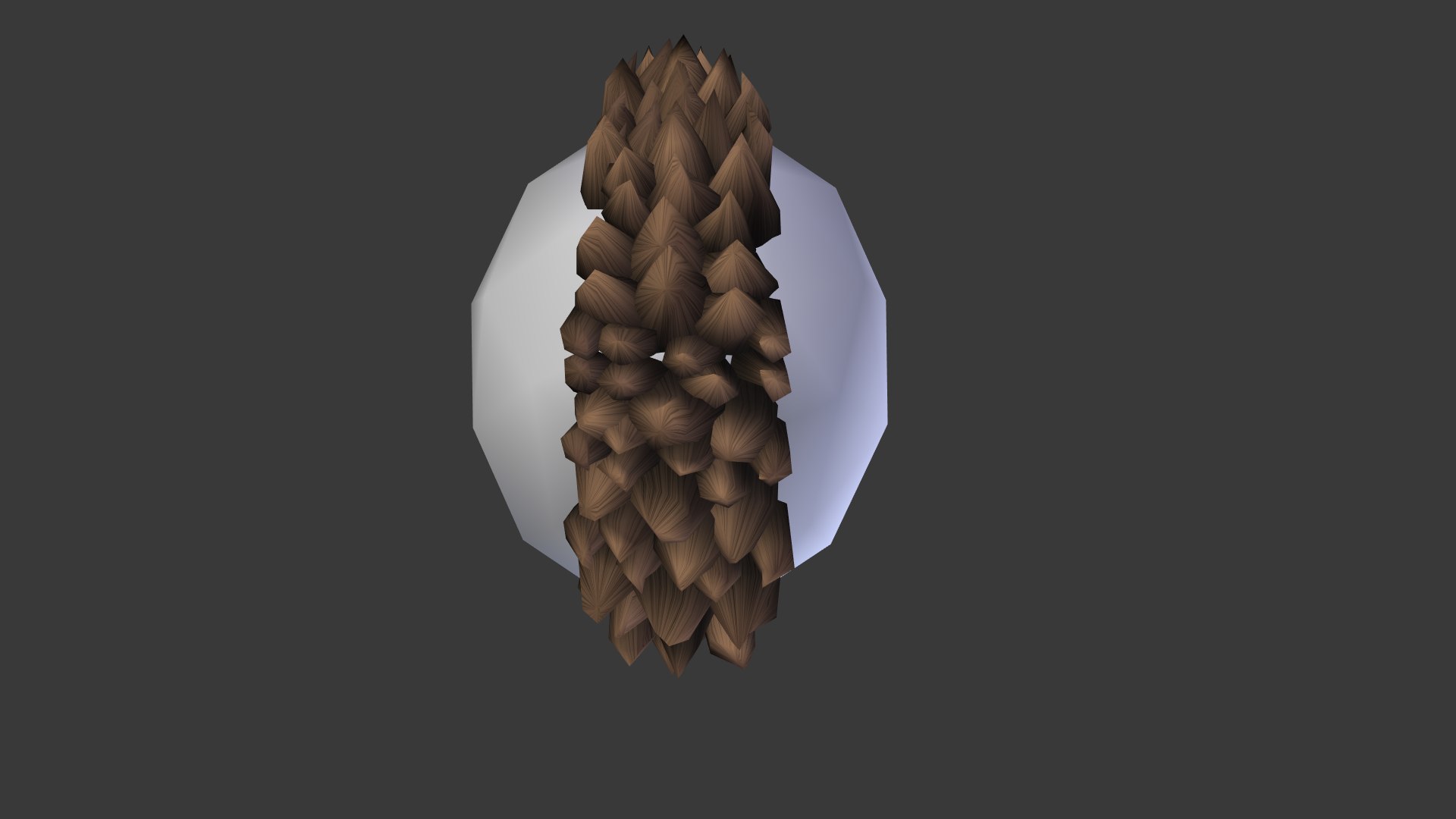 Simple Mohawk Model - TurboSquid 1883764