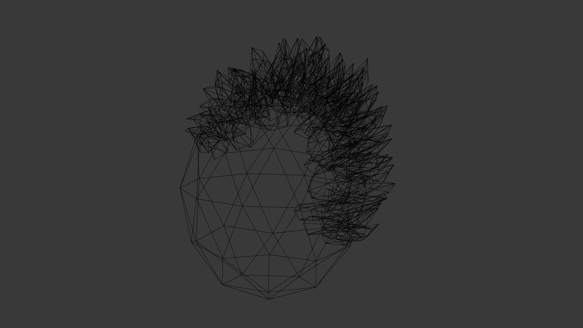 Simple Mohawk Model - TurboSquid 1883764