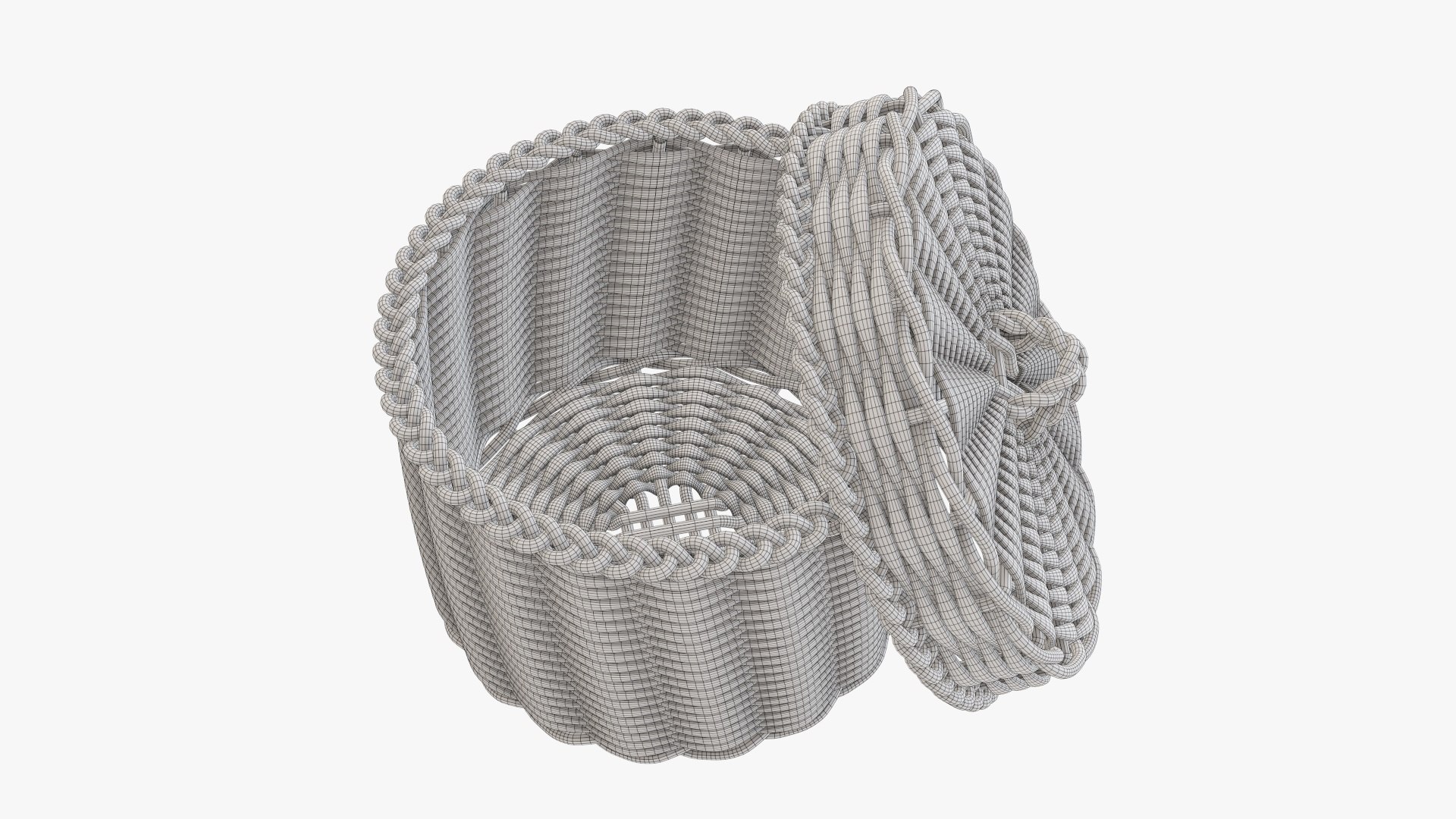 Wicker Small Box 3D Model - TurboSquid 1628798