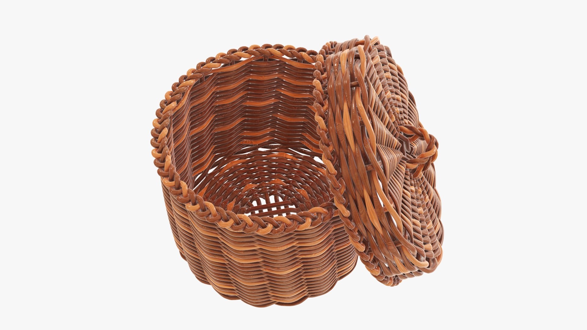 Wicker Small Box 3D Model - TurboSquid 1628798