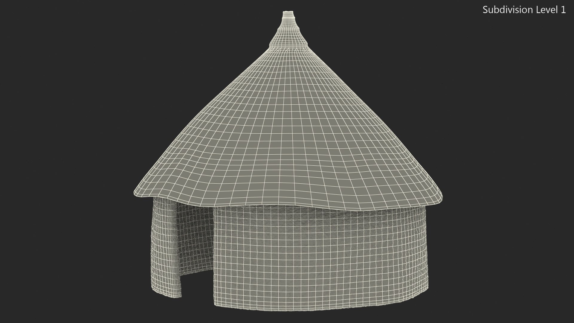 Traditional African Mud Hut Fur Model - TurboSquid 1784452