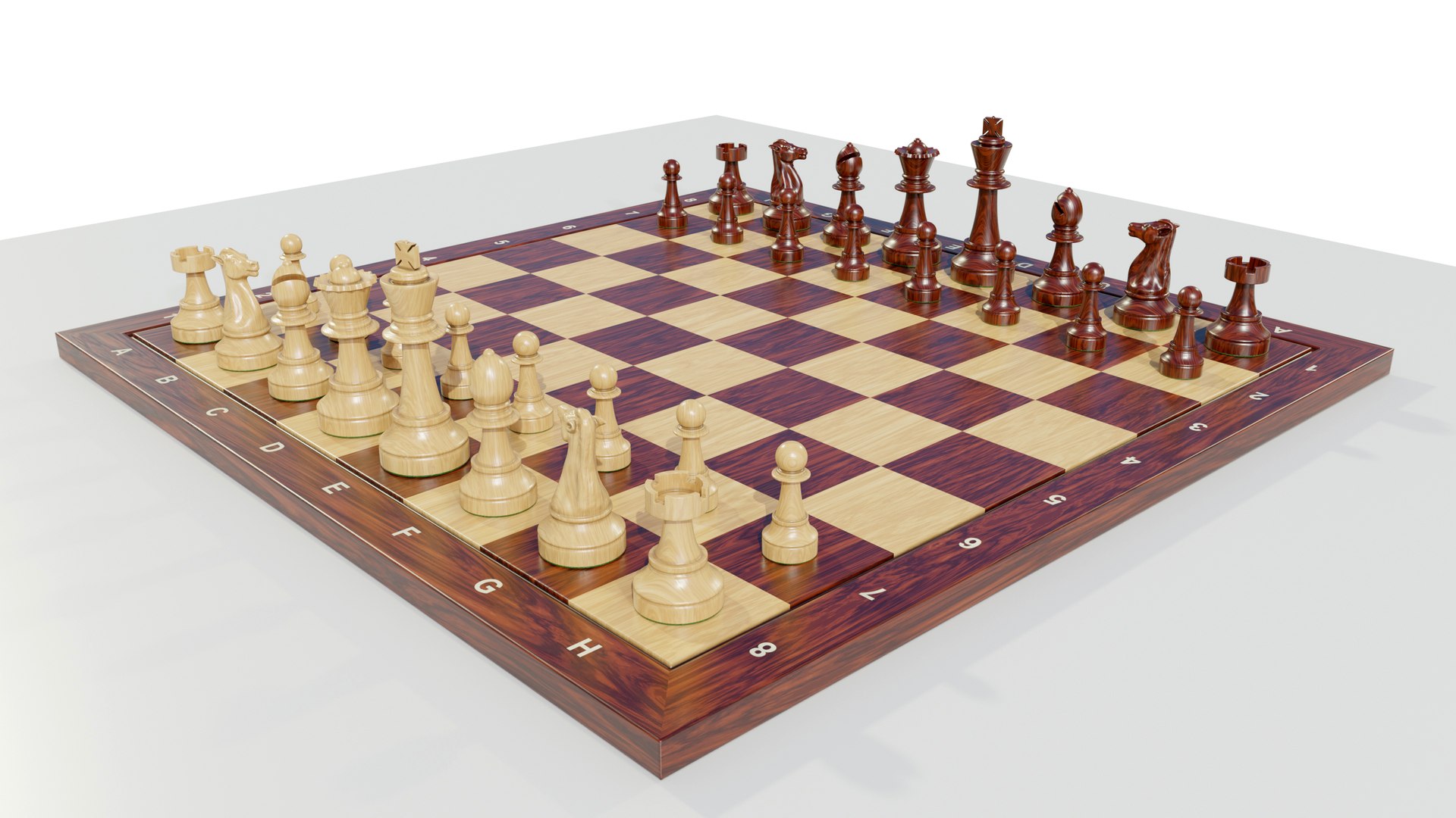 3D Chess Set model - TurboSquid 1980804