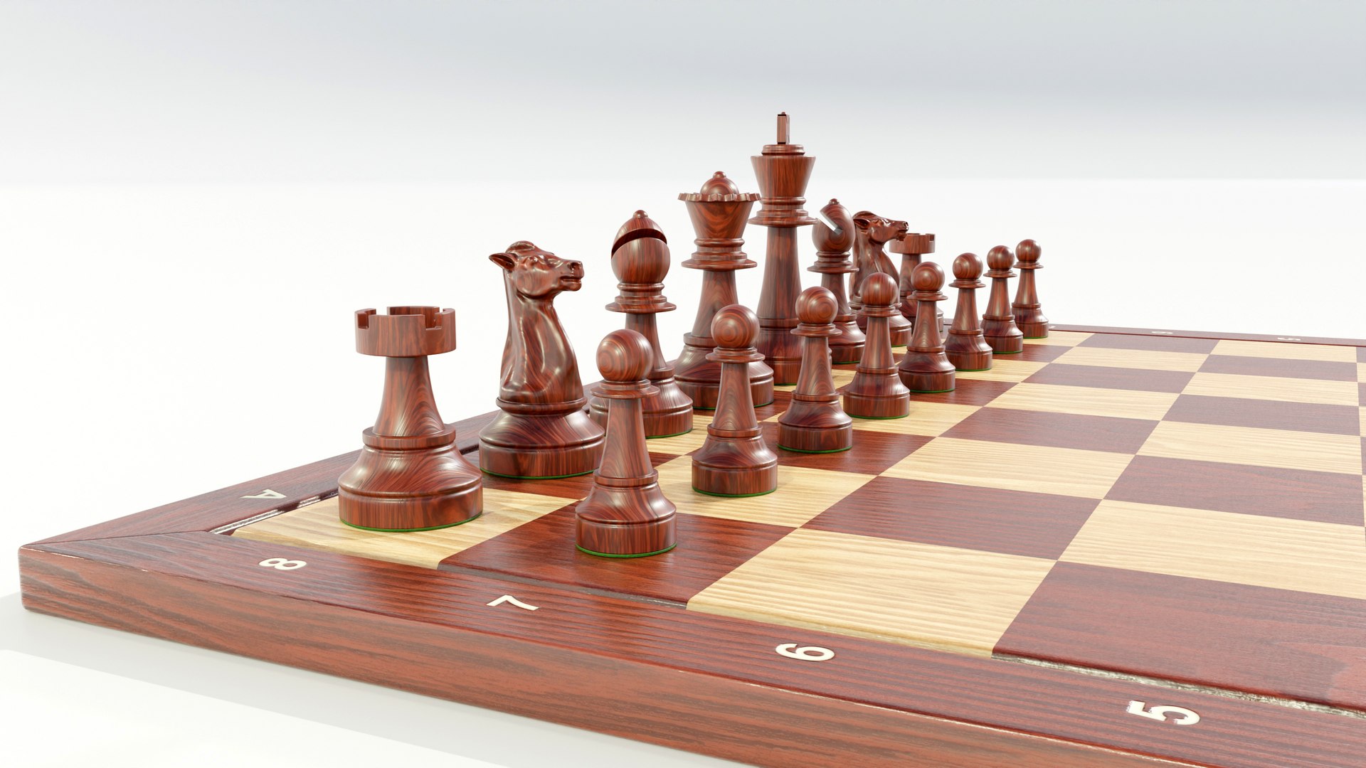 3D Chess Set Model - TurboSquid 1980804