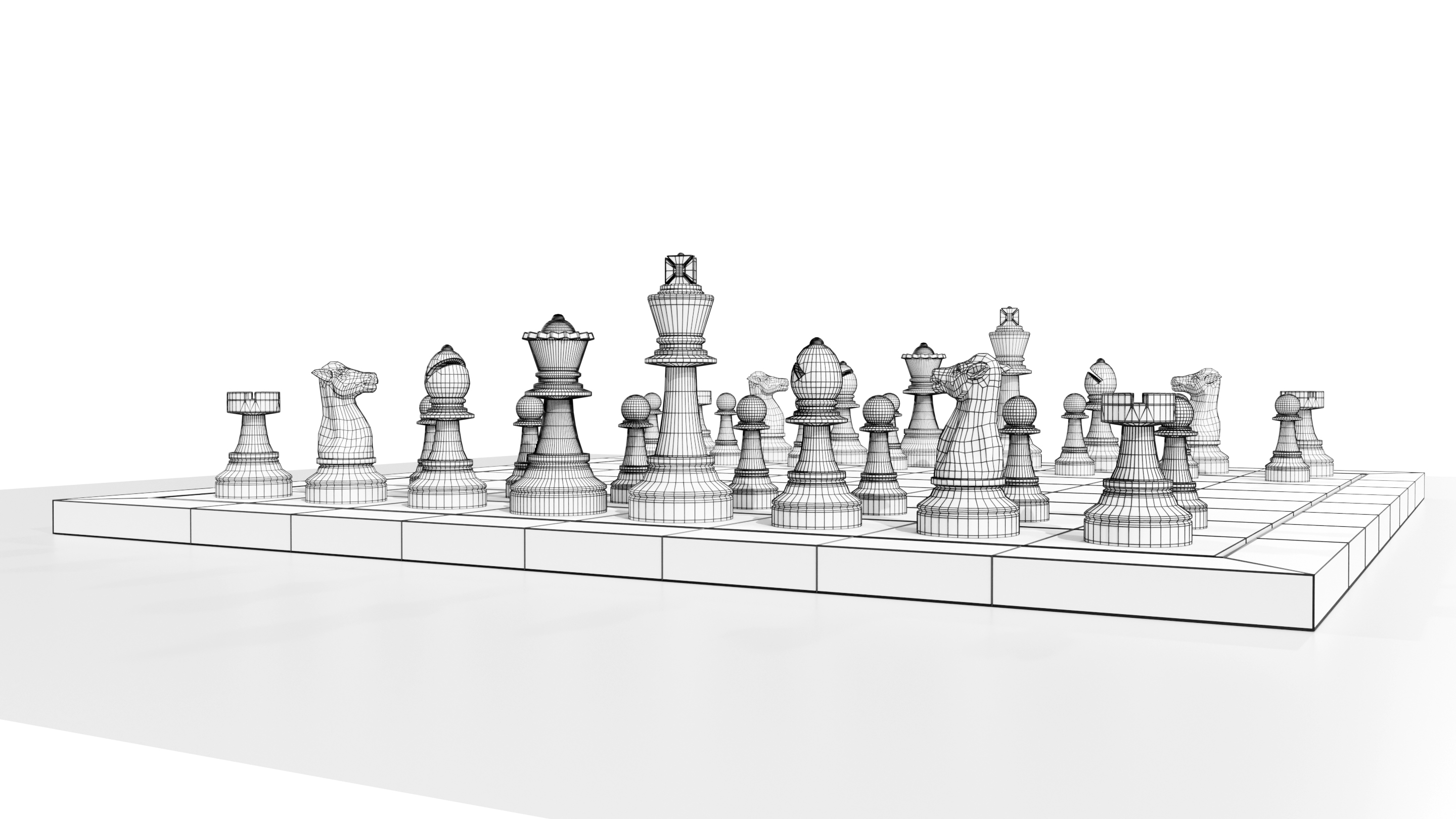 3D Chess Set model - TurboSquid 1980804