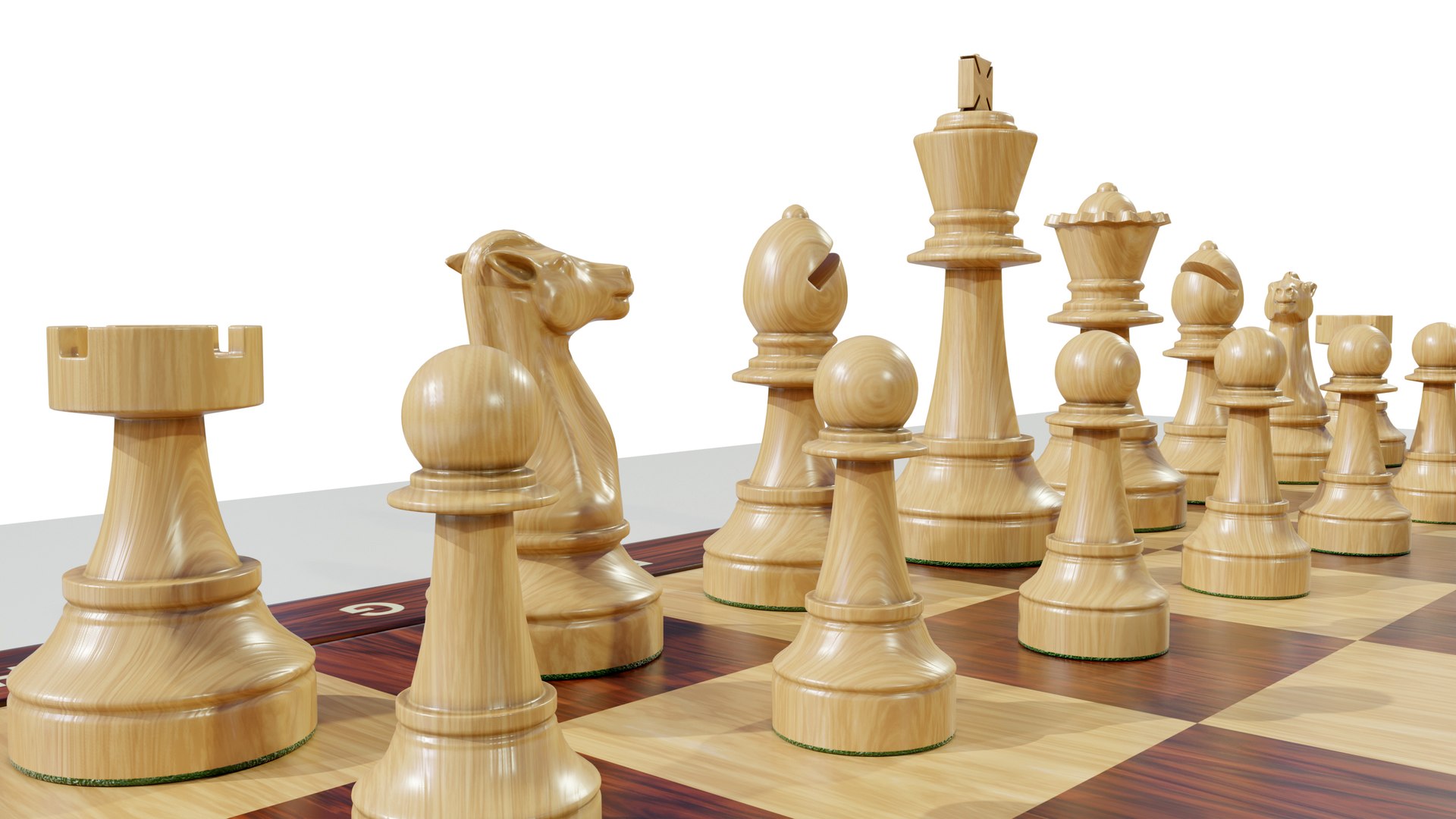 3D Chess Set model - TurboSquid 1980804