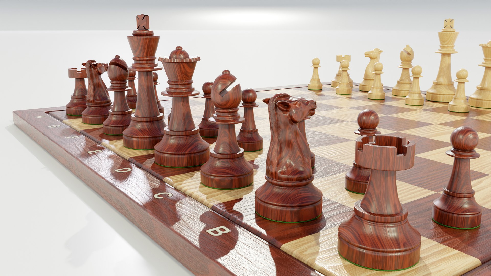 3D Chess Set Model - TurboSquid 1980804
