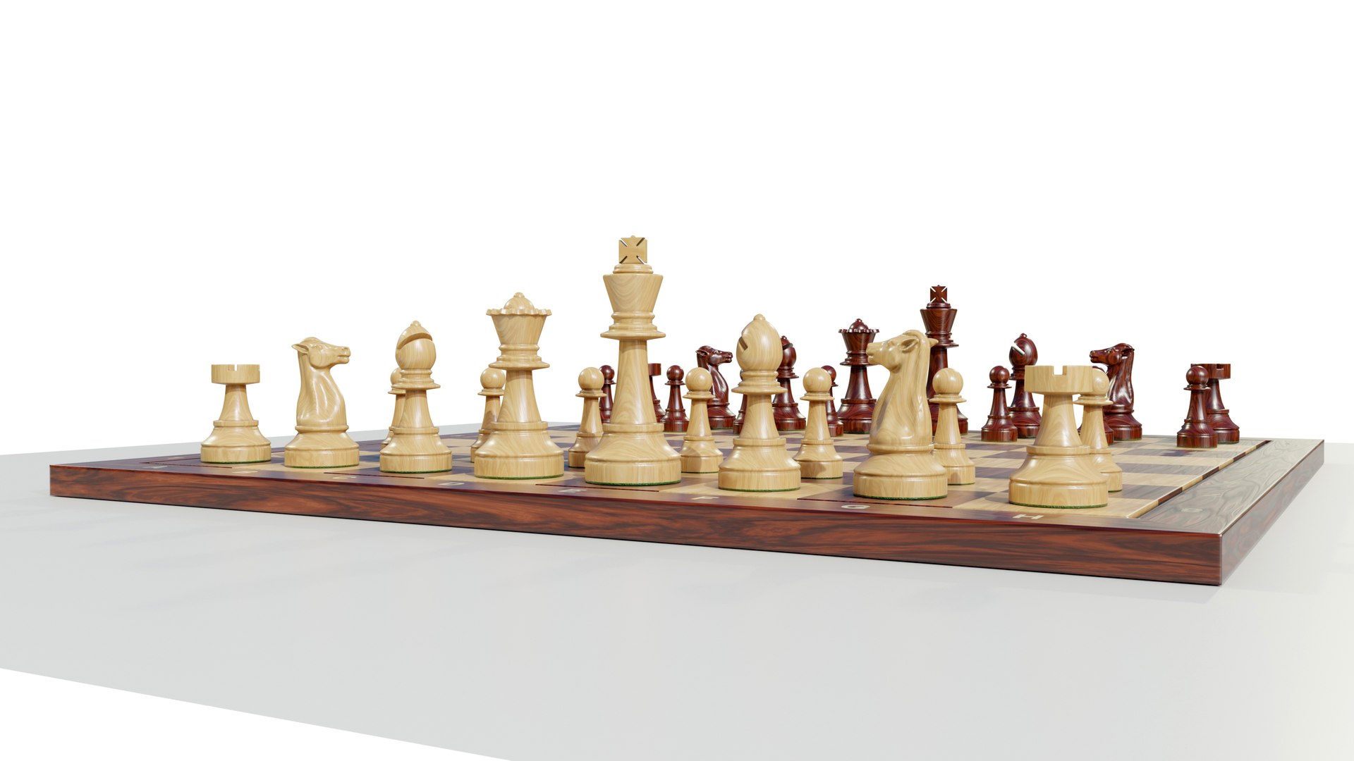 3D Chess Set model - TurboSquid 1980804
