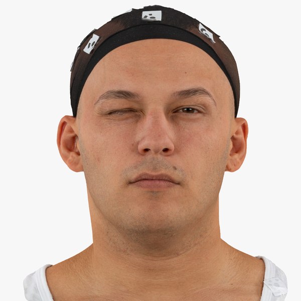 Marcus human head wink model - TurboSquid 1608398