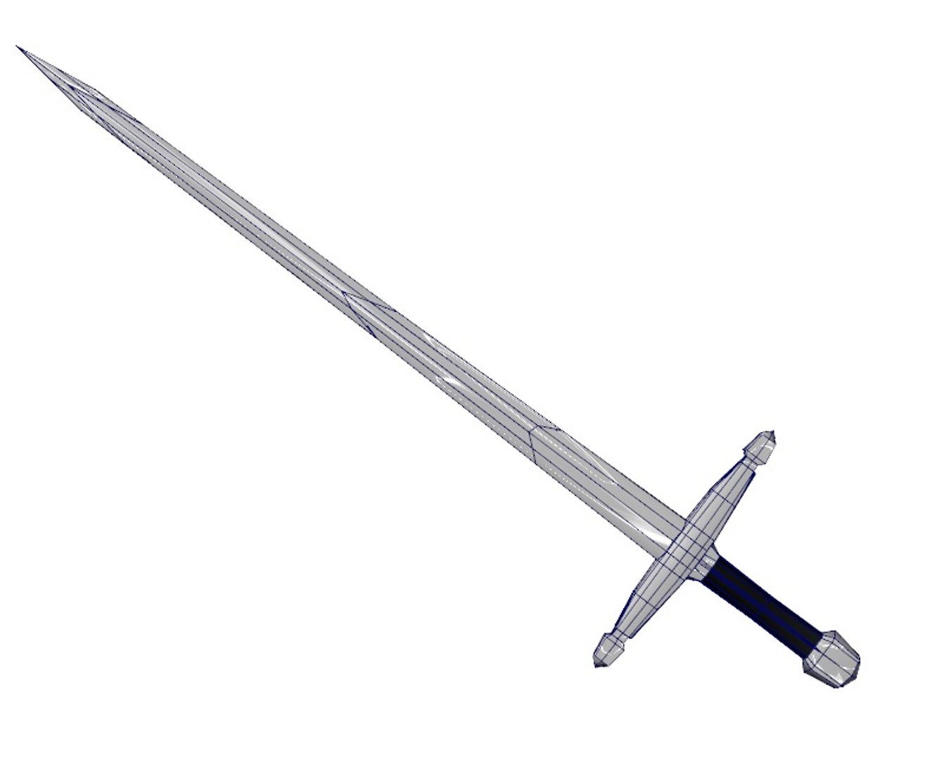 Simple Medieval Sword Model - TurboSquid 1383125