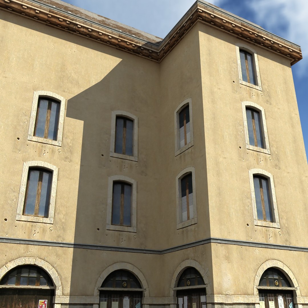 3d Model Building Exterior
