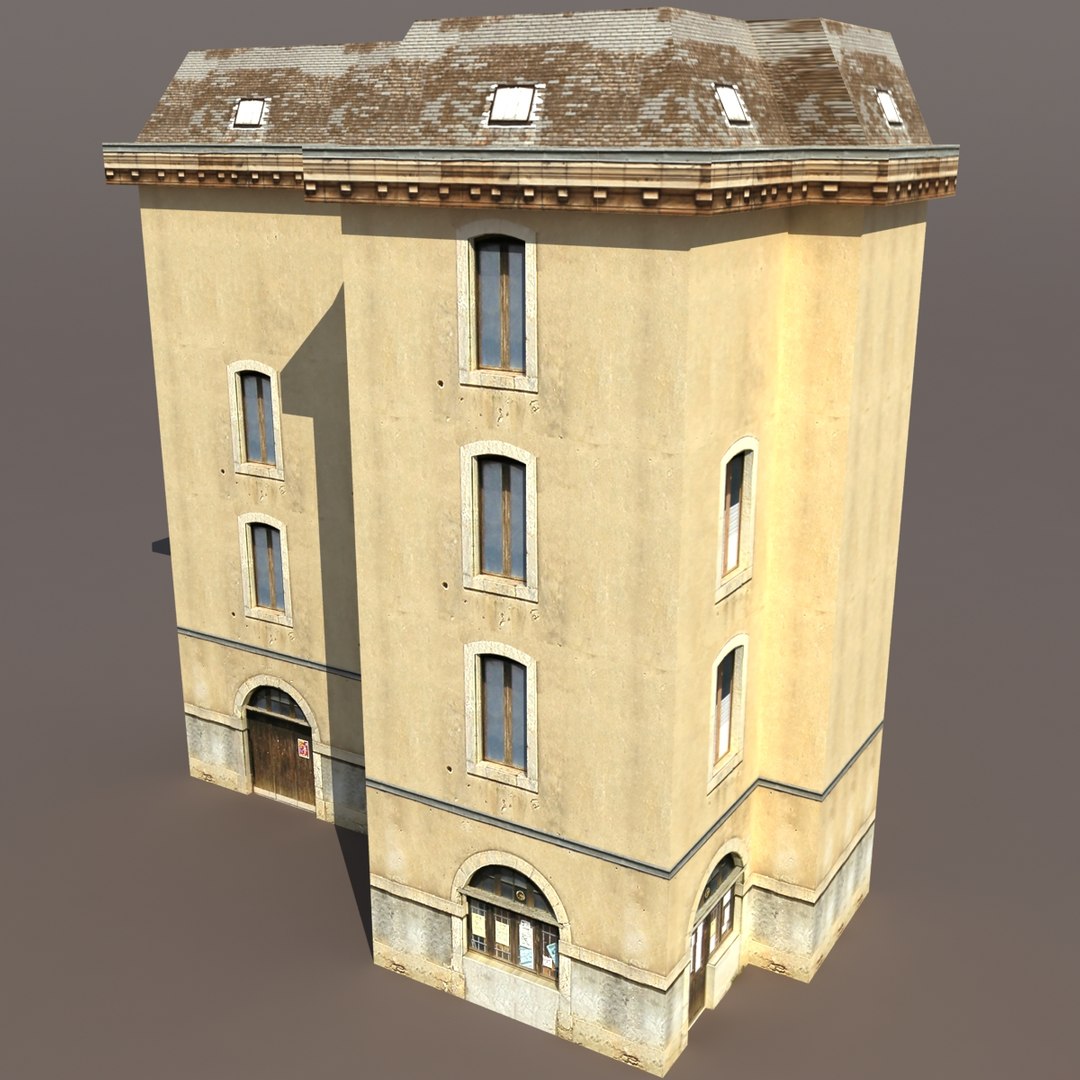 3d Model Building Exterior