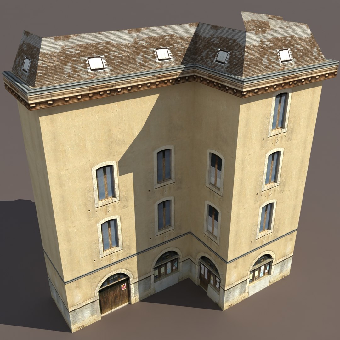 3d Model Building Exterior