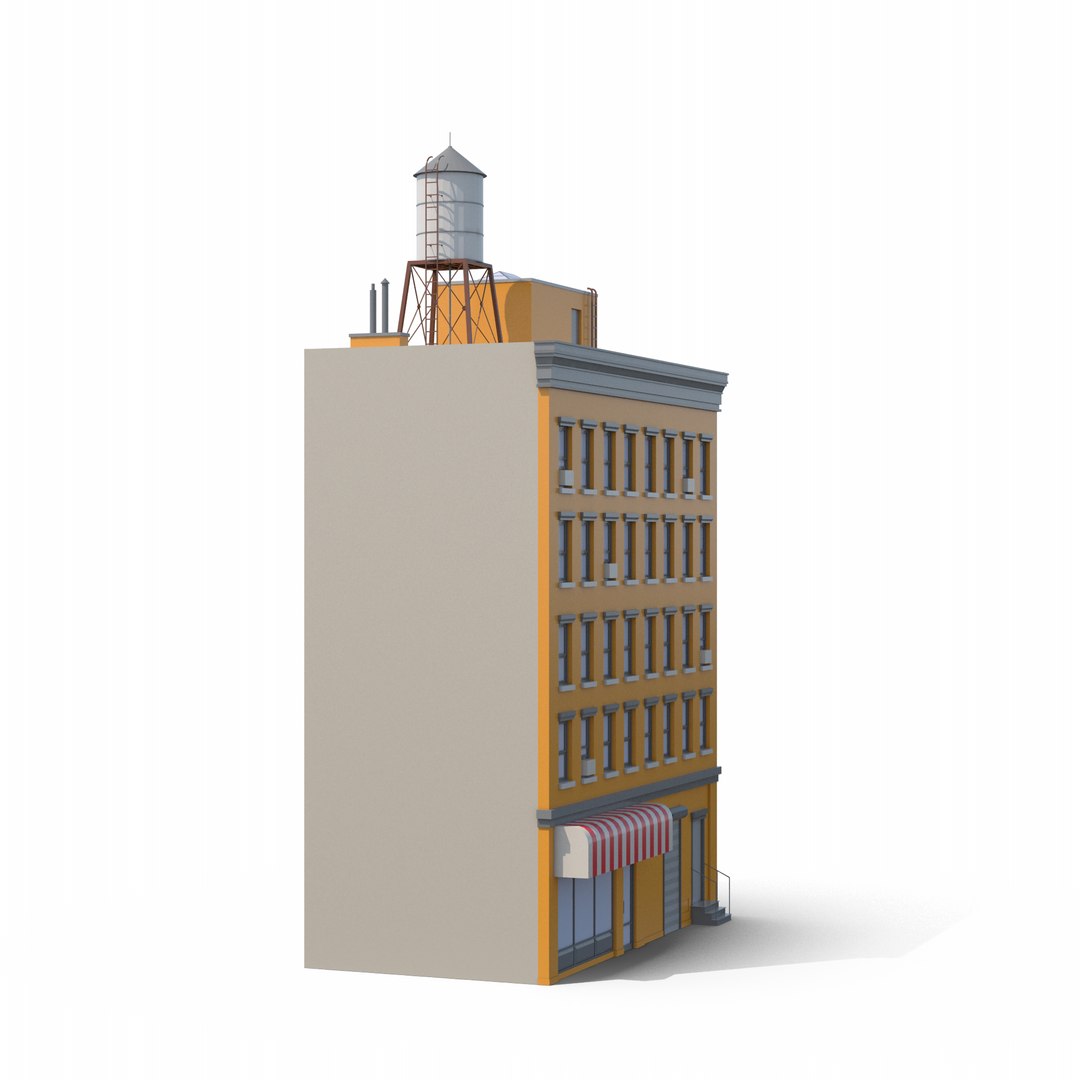 3D Model Apartment Building 46 - TurboSquid 2088317