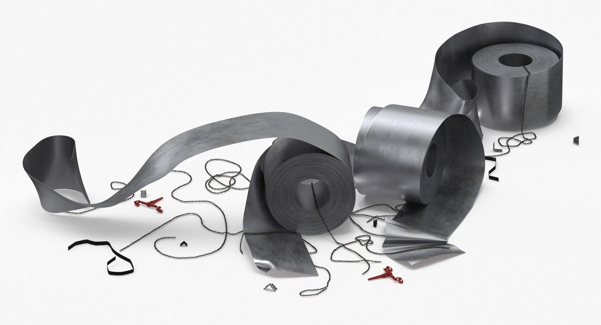 Metal sheet Coil 3 Coil 3D model - TurboSquid 2031544