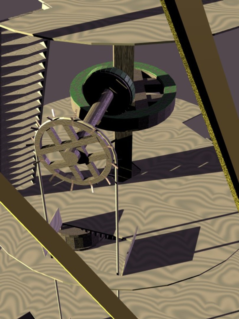 3d Realistic Windmill