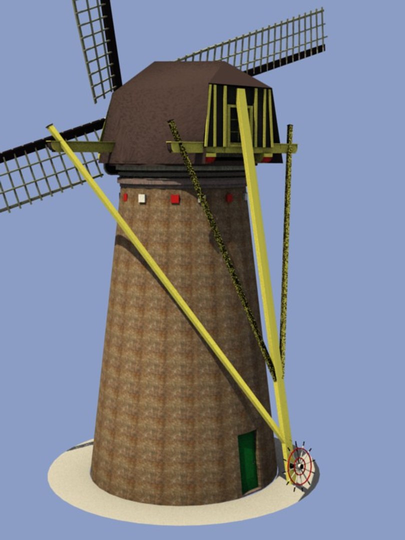3d Realistic Windmill