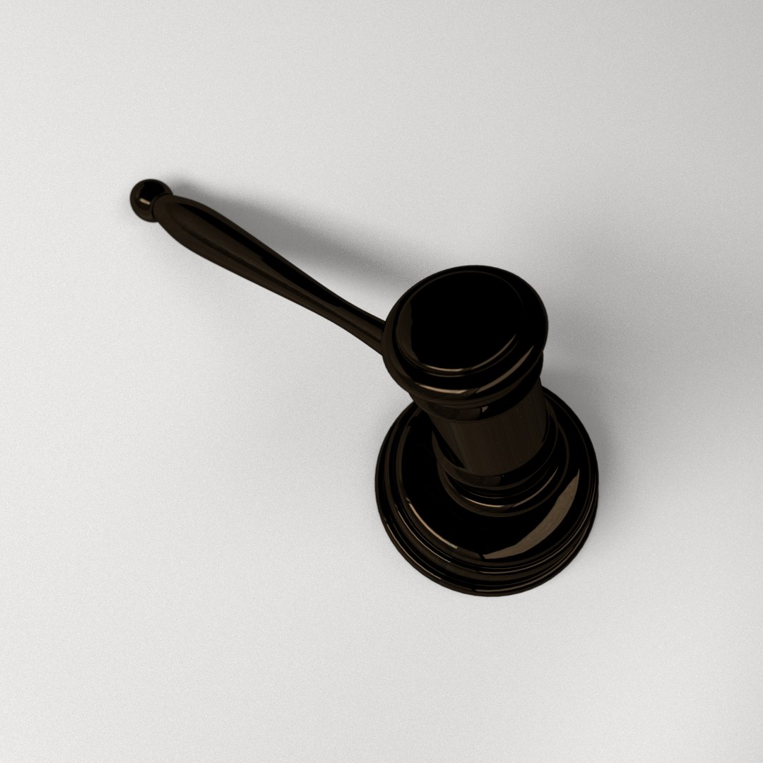 3d Model Gavel