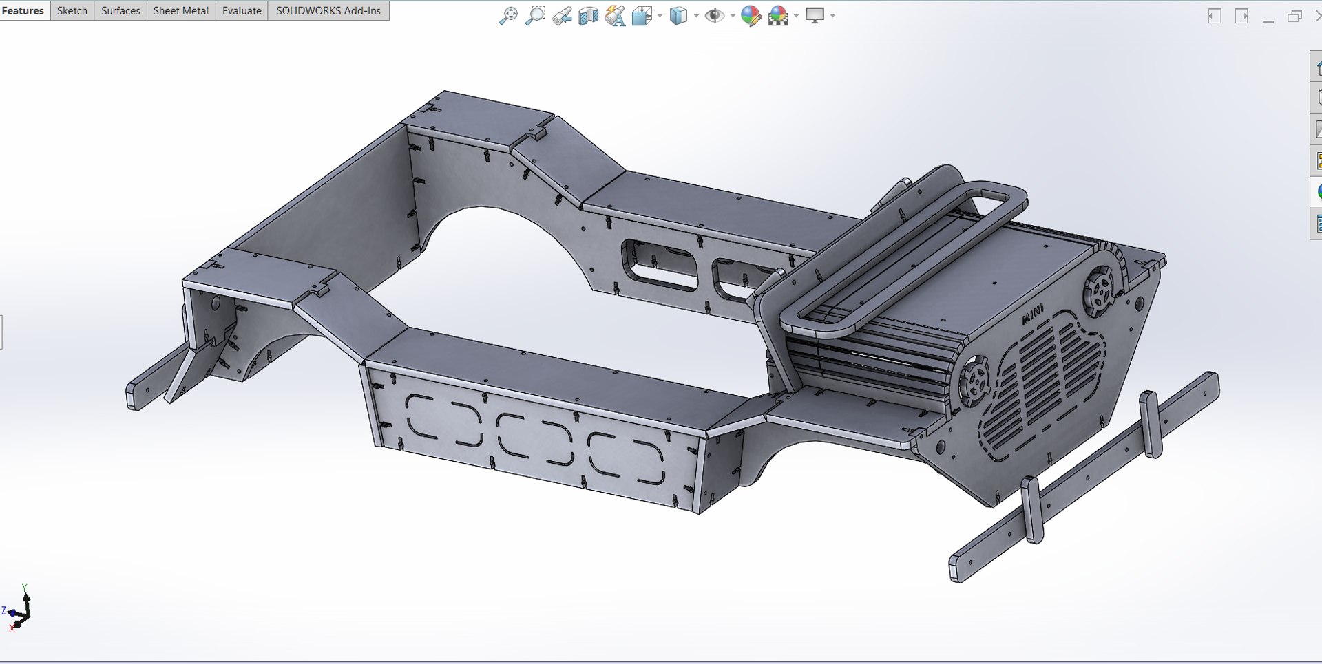 Plans Minimoke Tot Rod 3D - TurboSquid 1376541