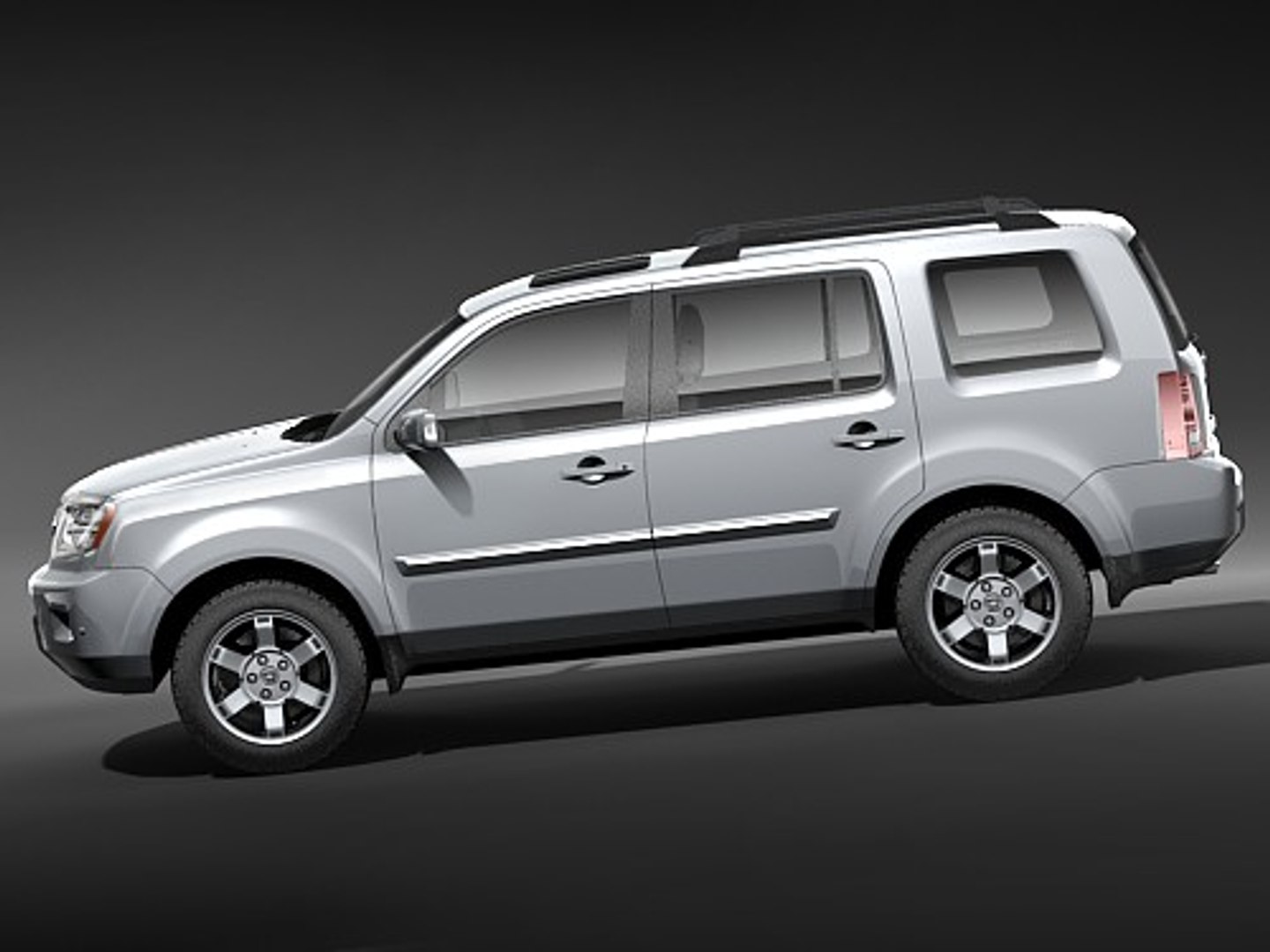 3d Honda Pilot Suv Model