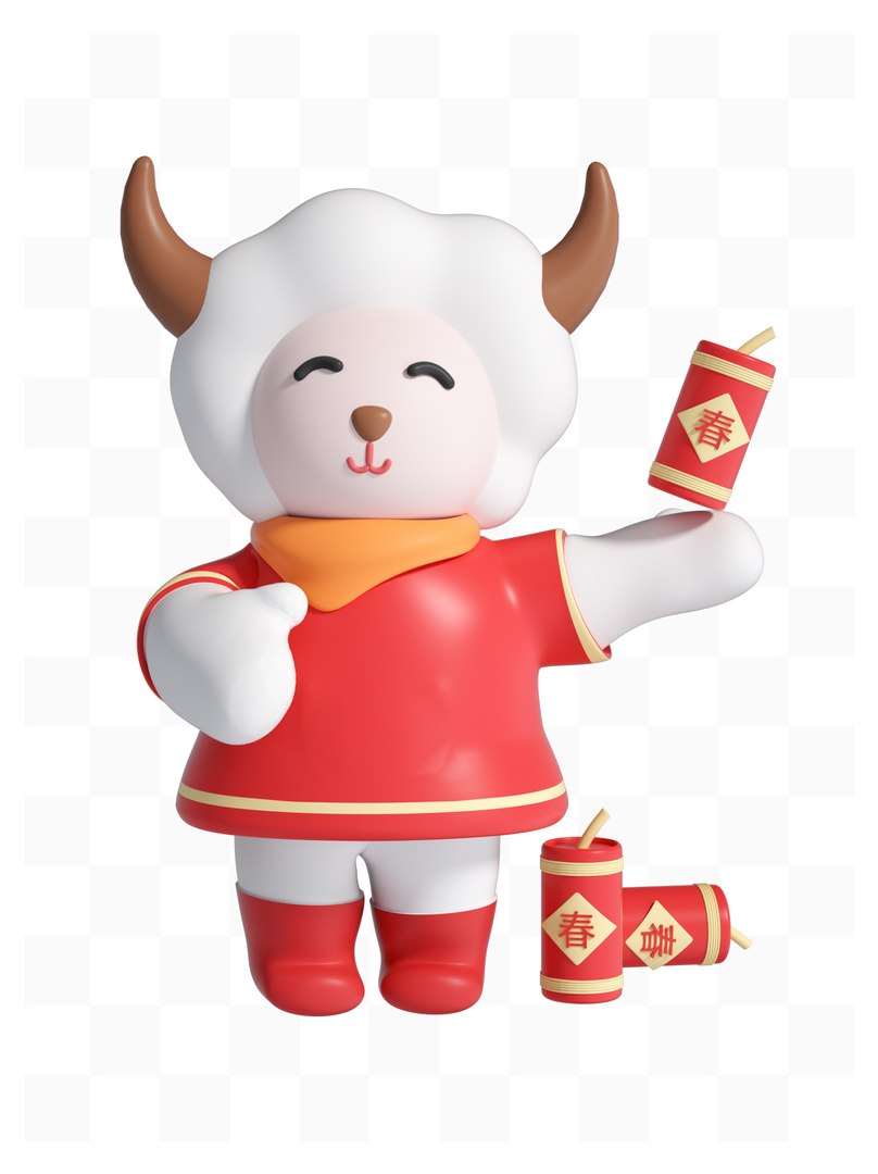 3D 3D Cartoon Sheep Animal IP Model - TurboSquid 2048561