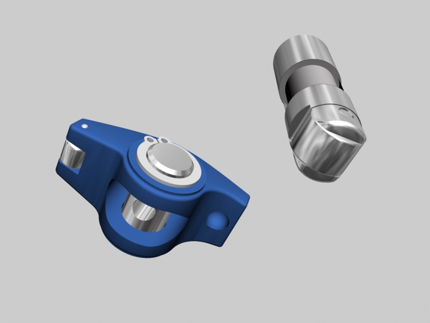 3d model rocker arm cam follower