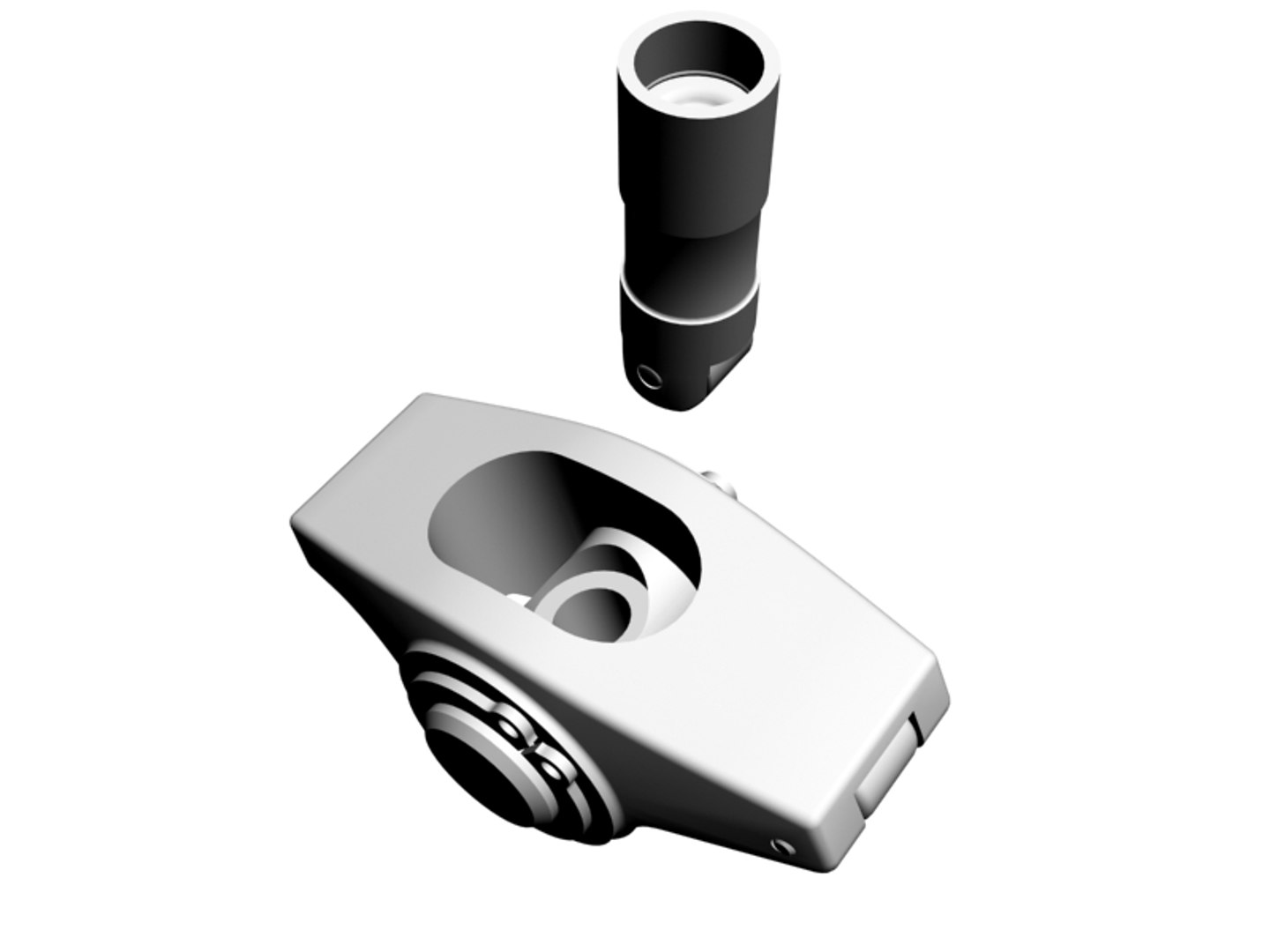 3d model rocker arm cam follower