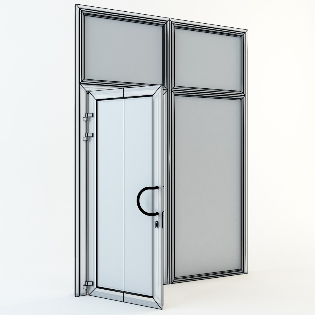 Entrance Pvc Doors 3ds